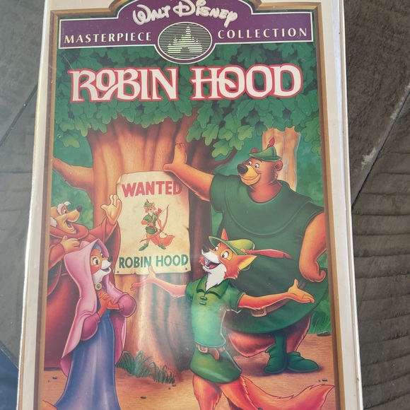 Disney | Other | Walt Disney Vintage Robin Hood Vhs Tape | Poshmark